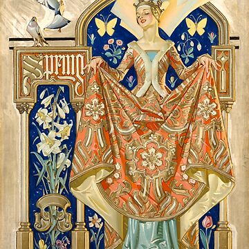 "Queen of Spring (1931) - J. C. Leyendecker" Poster for Sale by SALON ...