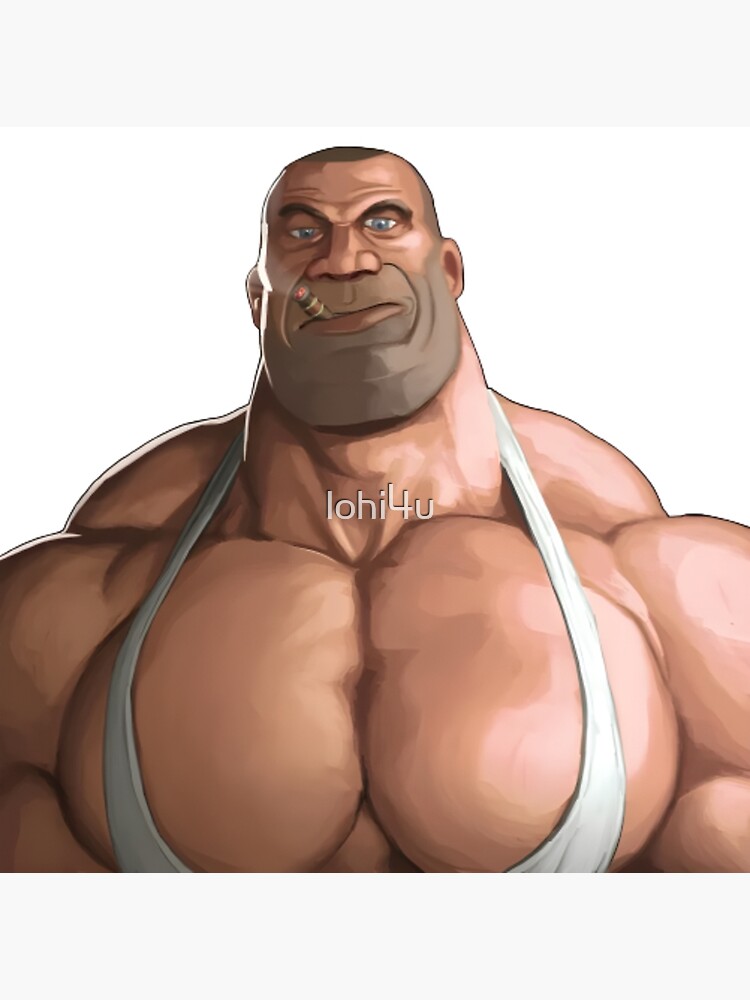"buff tf2 solider" Poster for Sale by lohi4u | Redbubble