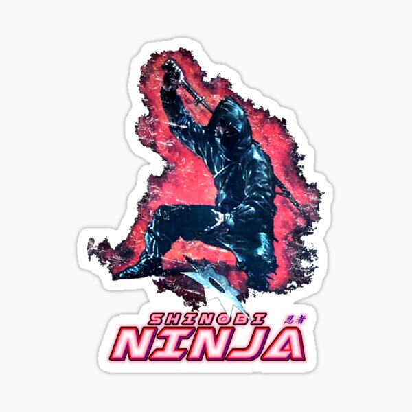 "The Shinobi Ninja Kung Fu Vintage" Sticker for Sale by 8FistsofTees ...