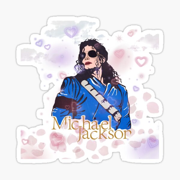 "michael jackson" Sticker for Sale by wjassimela | Redbubble