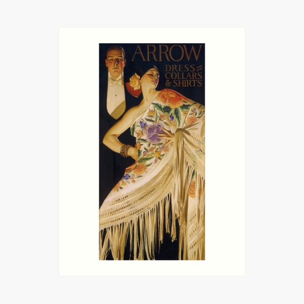 "Couple Dancing, Arrows Collar Ad (1926) - J. C. Leyendecker" Art Print ...