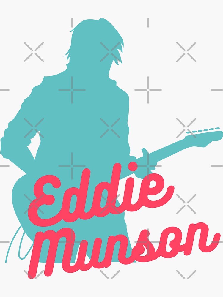 "Eddie Munson Stranger Things" Sticker for Sale by AmmarSherJaan ...