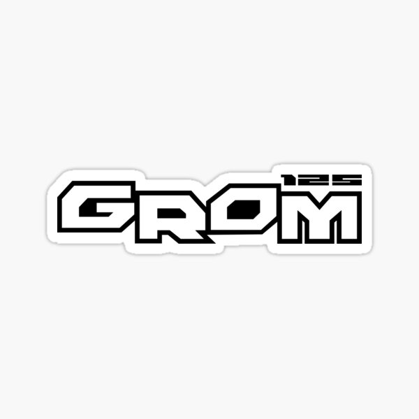 "grom bike tishirt" Sticker for Sale by customkitz | Redbubble
