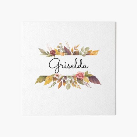 "Griselda Name" Art Board Print by NameMatters | Redbubble