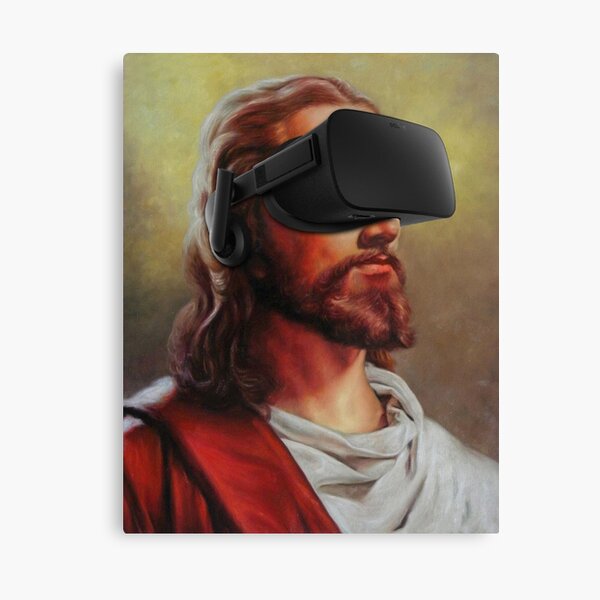 "Jesus Christ - Oculus Rift - VR" Canvas Print by Phneepers | Redbubble