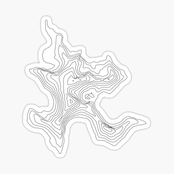 "Snowdon " Sticker for Sale by t-mapstudio | Redbubble