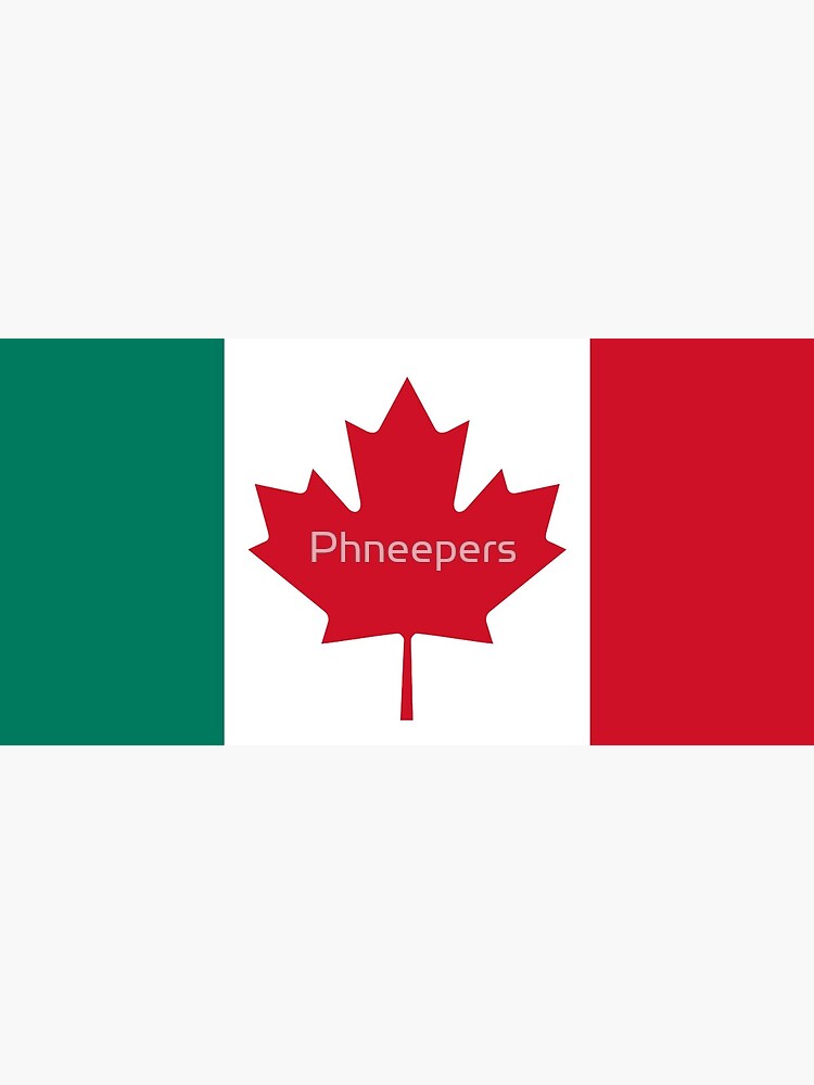 "Canada / Italy Flag Mashup " Art Print for Sale by Phneepers | Redbubble