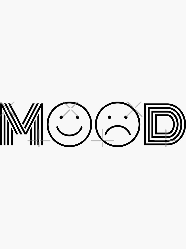 "Mood feelings" Sticker for Sale by NSimplicity | Redbubble
