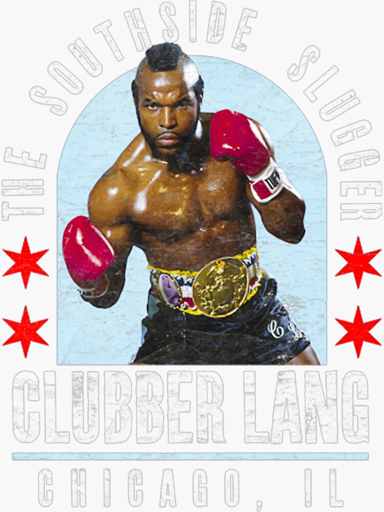 "Clubber Lang Clubber Langg" Sticker for Sale by Kathrymson | Redbubble