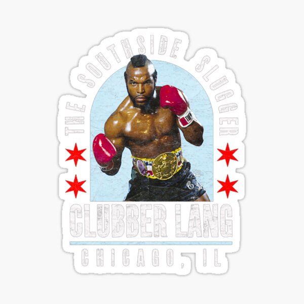 "Clubber Lang Clubber Langg" Sticker for Sale by Kathrymson | Redbubble