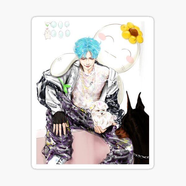 "HEHETMON YEOSANG " Sticker for Sale by moonii8 | Redbubble