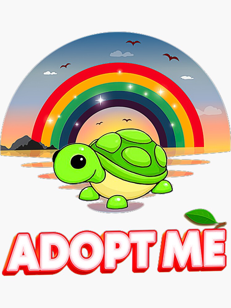 "Adopt Me " Sticker by ParksGodivArt | Redbubble
