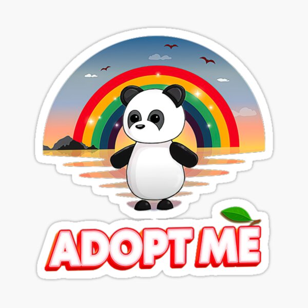 "Adopt Me " Sticker by ParksGodivArt | Redbubble