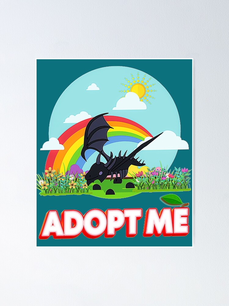 "Adopt Me " Poster for Sale by ParksGodivArt | Redbubble
