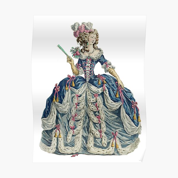 "Rococo Queen - Marie Antoinette Era" Poster for Sale by ...