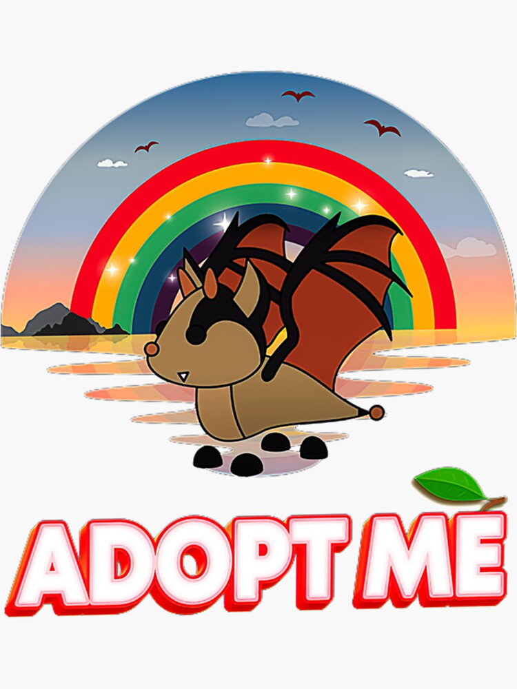 "Adopt Me " Sticker by ParksGodivArt | Redbubble