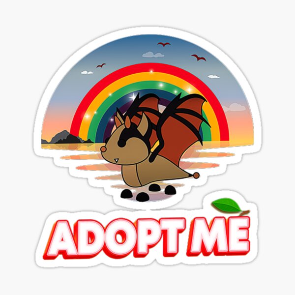 "Adopt Me " Sticker by ParksGodivArt | Redbubble
