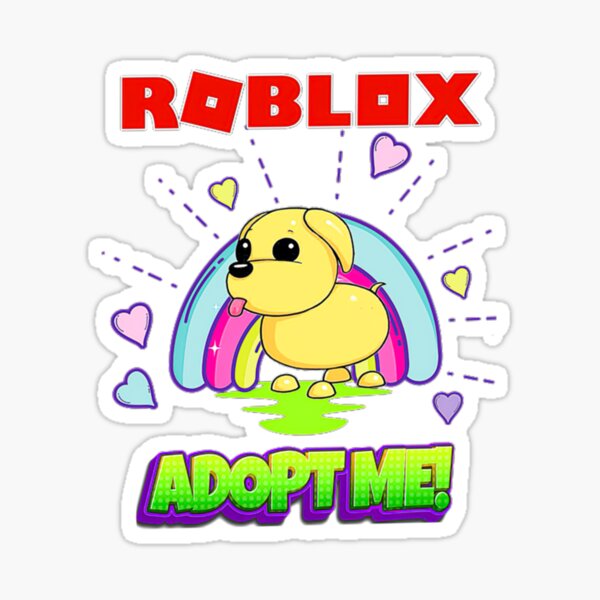 "Adopt Me " Sticker by ParksGodivArt | Redbubble