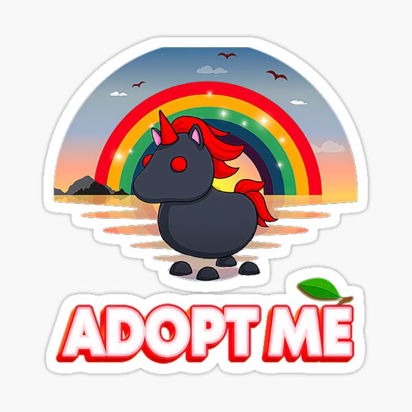 "Adopt Me " Sticker by ParksGodivArt | Redbubble