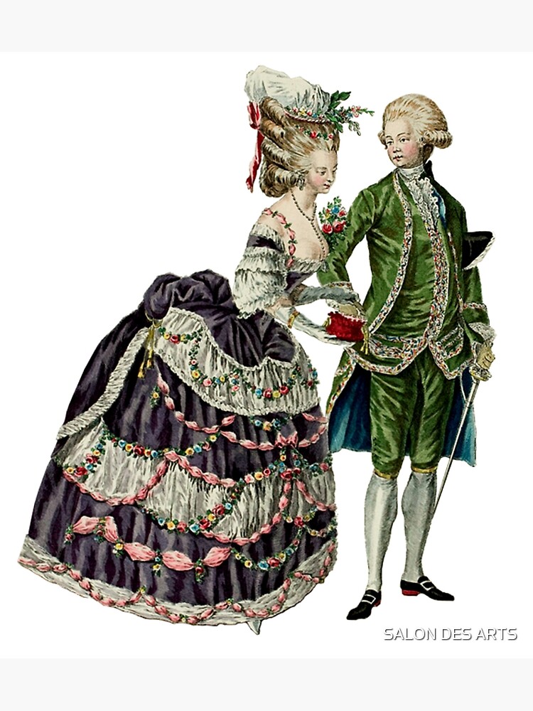 "Rococo Couple - Marie Antoinette Era" Poster for Sale by ...