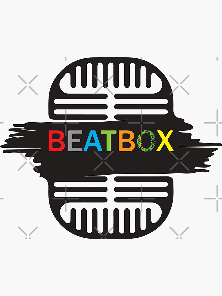 "Beatbox." Sticker for Sale by MagicalParadise | Redbubble