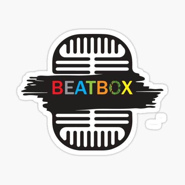 "Beatbox." Sticker for Sale by MagicalParadise | Redbubble