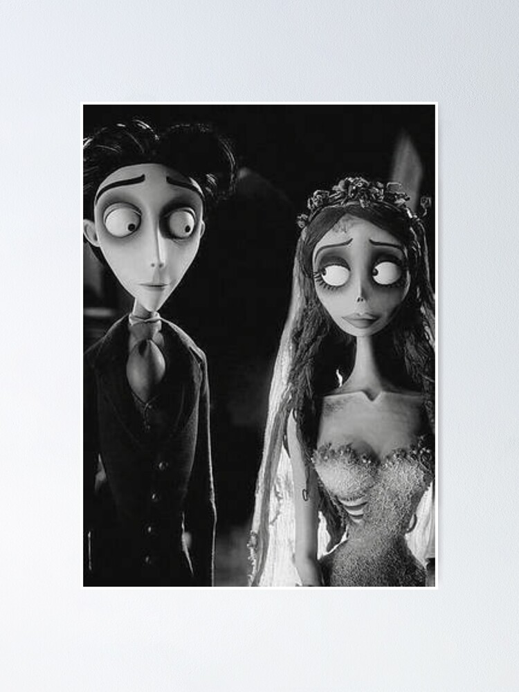 "Corpse Bride , victor and emily" Poster for Sale by fanartmikha ...