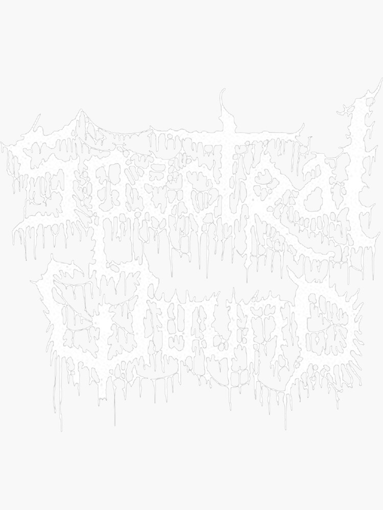 "Unusual Scary Spectral Wound Design" Sticker by Endoarfa | Redbubble