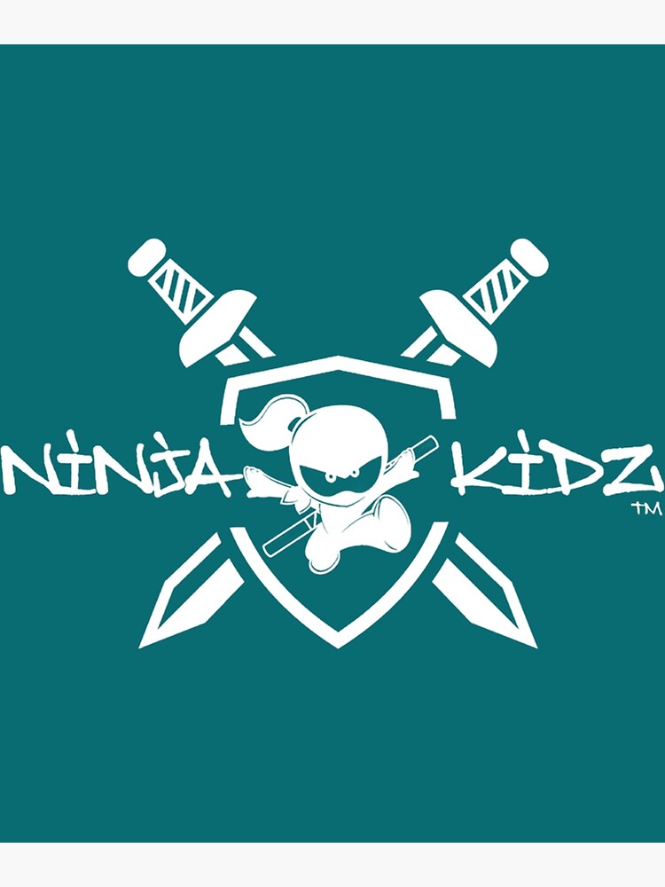 Póster «Ninja Kids Merch Escudo Ninja Kidz» de LaraHeulwenArt | Redbubble