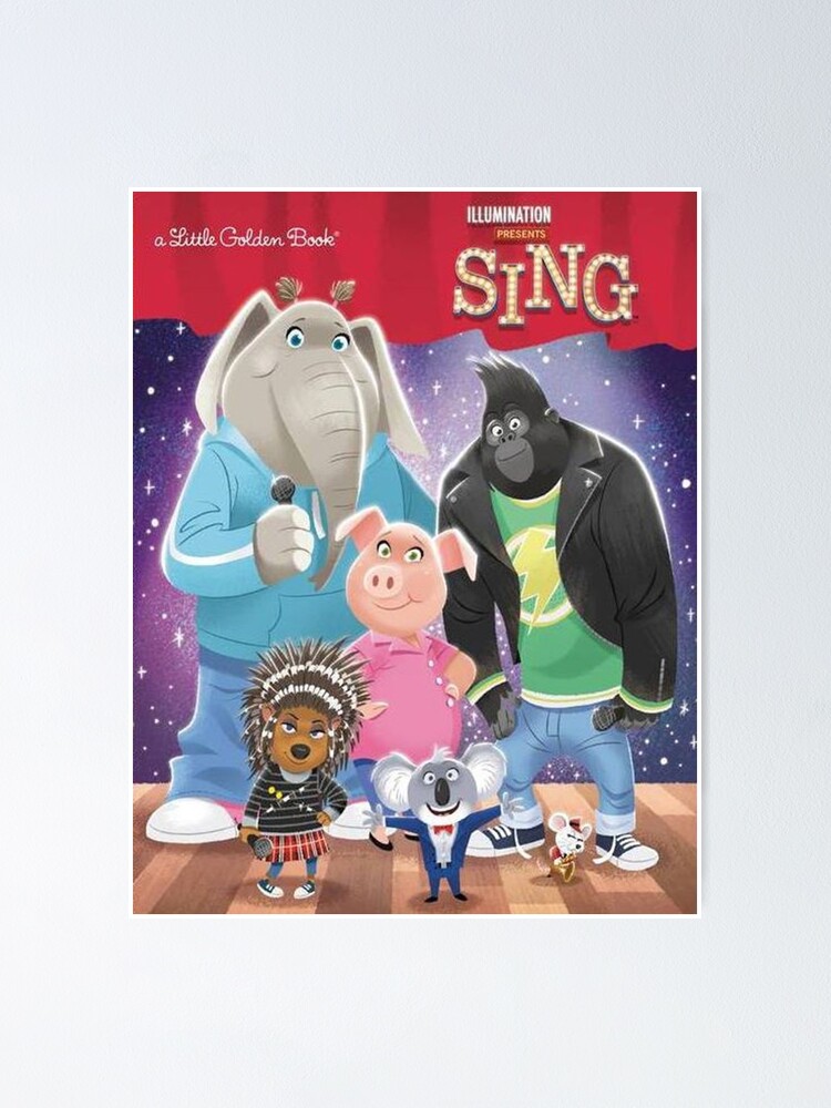 "Concert Sing Cartoon" Poster for Sale by jamesbankss | Redbubble