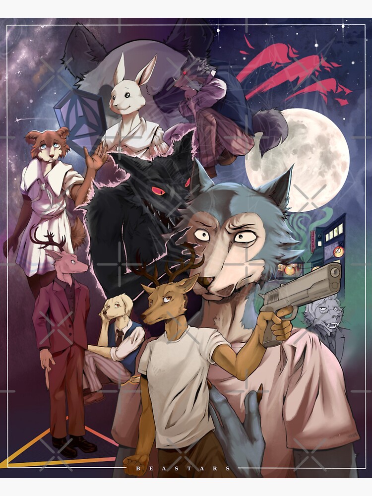 "Beastars Anime" Sticker by Anime-nez | Redbubble