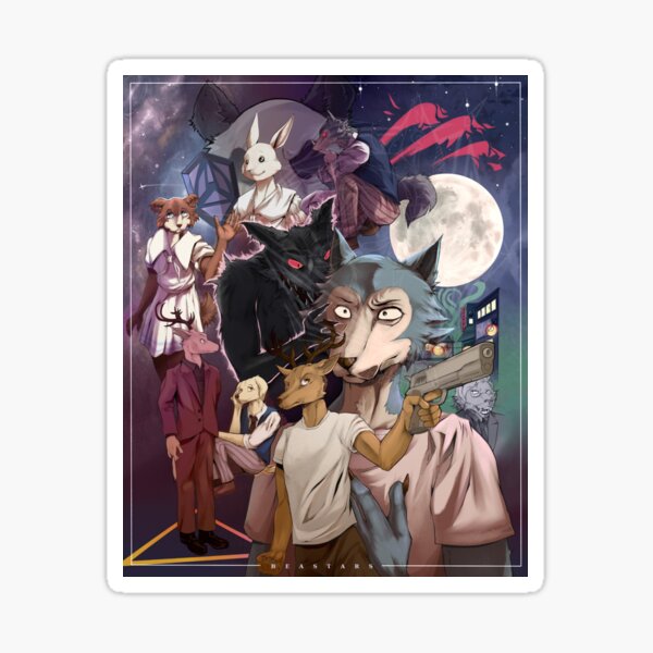 "Beastars Anime" Sticker by Anime-nez | Redbubble