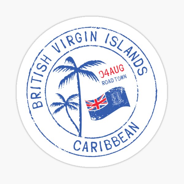 "BVI Stamp" Sticker for Sale by cocohill | Redbubble