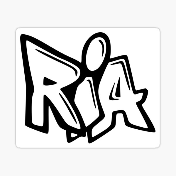 "Ria - Graffiti Name Design" Sticker for Sale by NameThatShirt | Redbubble