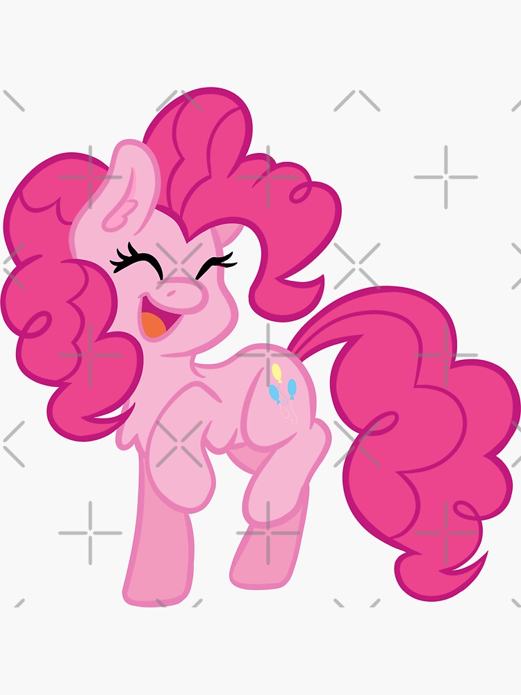 "Pinkie Pie" Sticker for Sale by EdgyAnimator | Redbubble