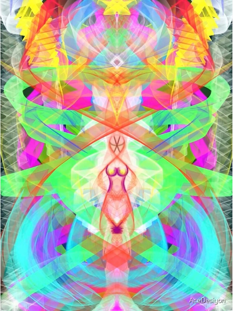 "Acid Realm " Sticker for Sale by AceDesiyon | Redbubble