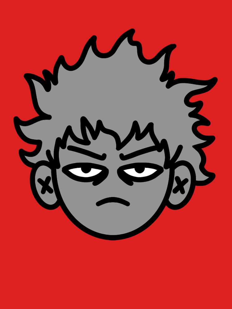 "Chibi 100% Mob Shigeo Kageyama Mob Psycho Cereal (100% Red)" T-shirt ...