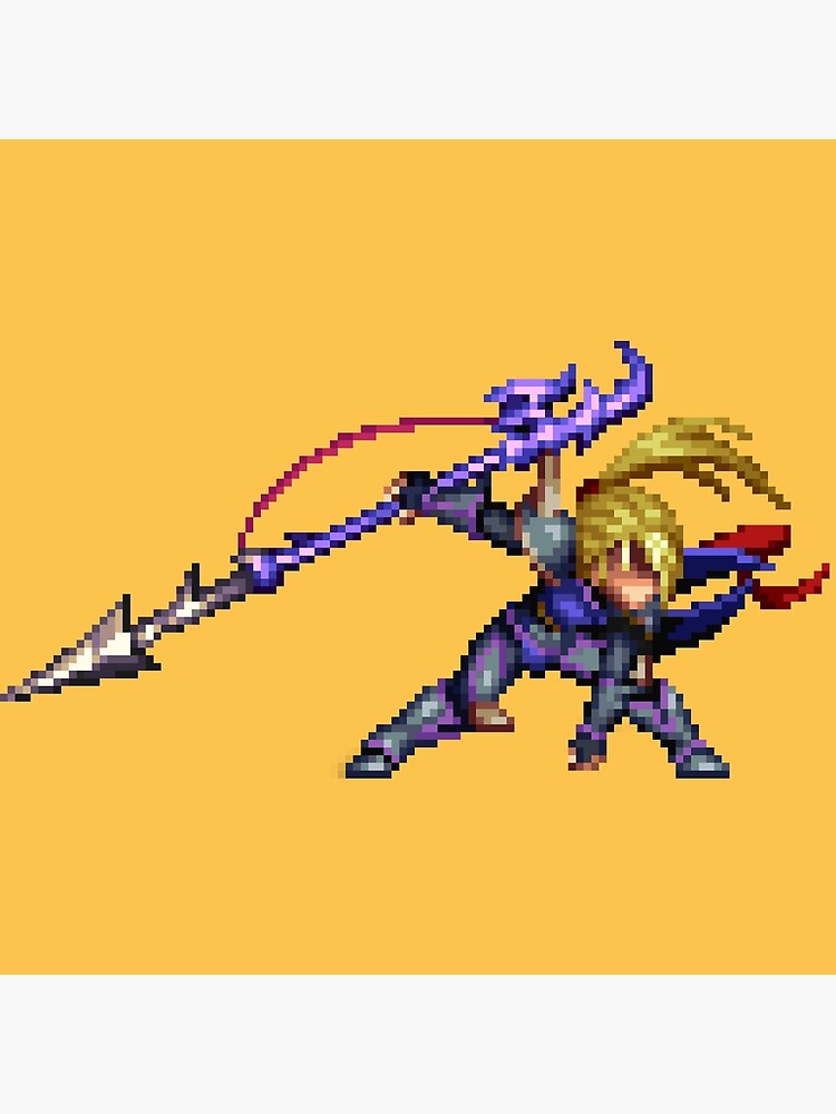 "Atoning Dragoon Kain Limit Final Fantasy IV Pixel Art" Art Print for ...
