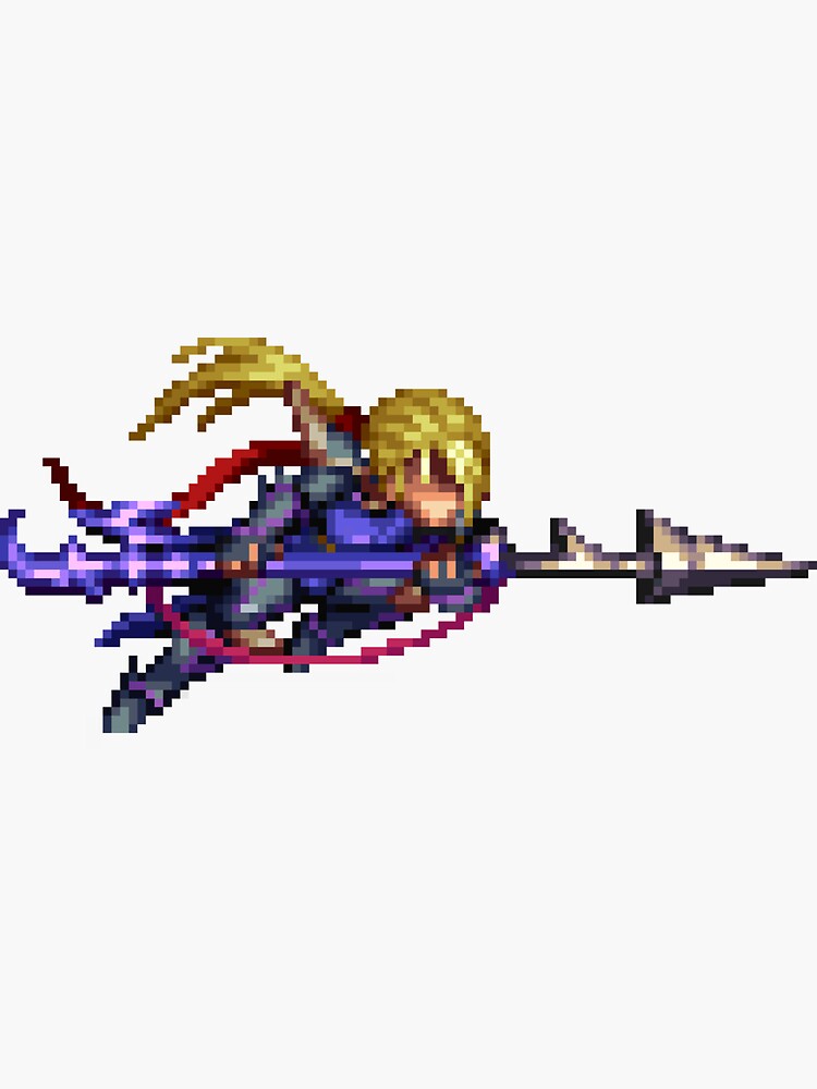 Pegatina «Expiación Dragoon Kain Move Final Fantasy IV Pixel Art» de ...