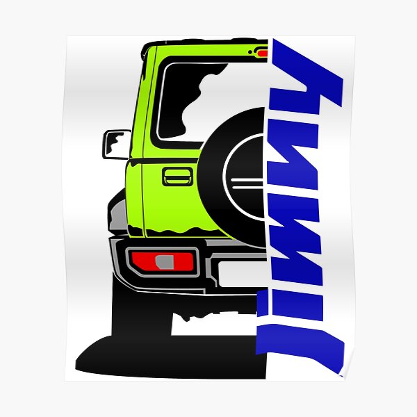 "Suzuki Jimny Green " Poster for Sale by 2020-Printworks | Redbubble