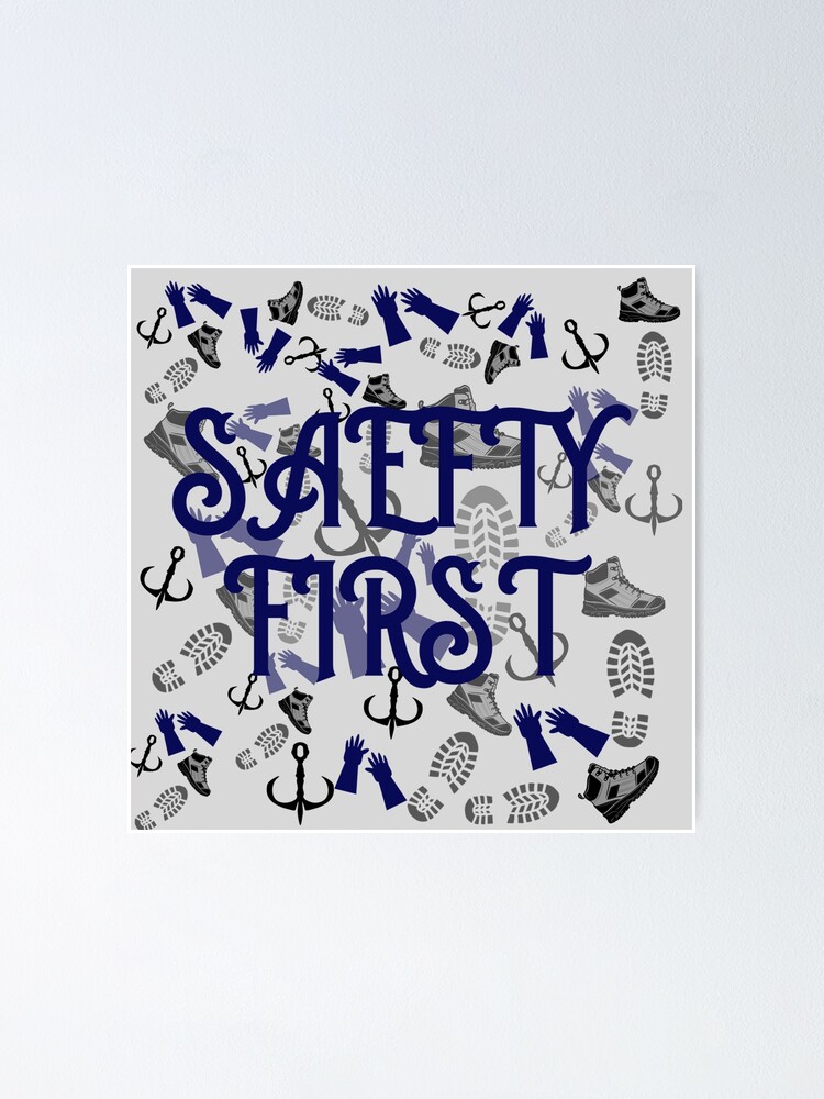 "SAFETY IS KEY" Poster for Sale by MR-TIMZ-ART | Redbubble