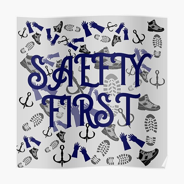 "SAFETY IS KEY" Poster for Sale by MR-TIMZ-ART | Redbubble