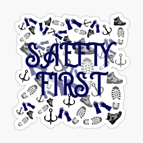 "SAFETY IS KEY" Sticker for Sale by MR-TIMZ-ART | Redbubble