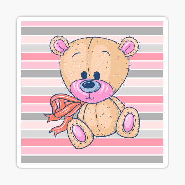 "TEDDY BUDDY" Sticker for Sale by BEST4US | Redbubble