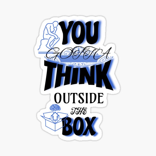"THINK SMART" Sticker for Sale by MR-TIMZ-ART | Redbubble
