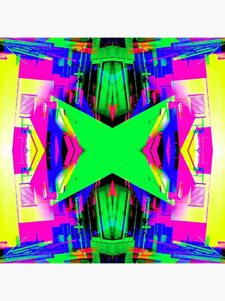 "Trippy colourful X sign " Poster for Sale by Elsinora22 | Redbubble