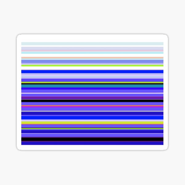 "Horizontal lines digital art" Sticker for Sale by gymdesign | Redbubble