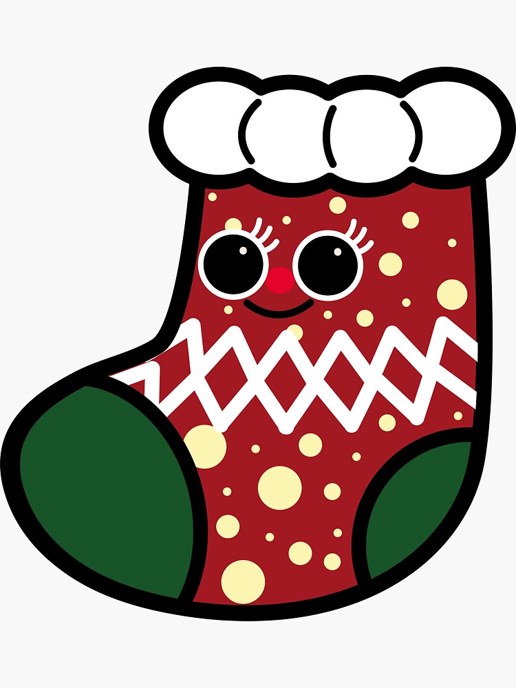 "A Cute Sock" Sticker for Sale by Shayyi | Redbubble