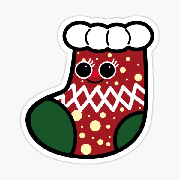"A Cute Sock" Sticker for Sale by Shayyi | Redbubble
