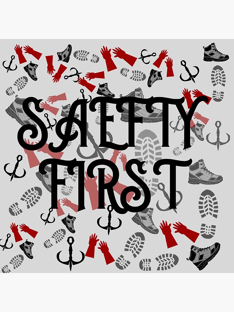"SAFETY IS KEY" Poster for Sale by MR-TIMZ-ART | Redbubble